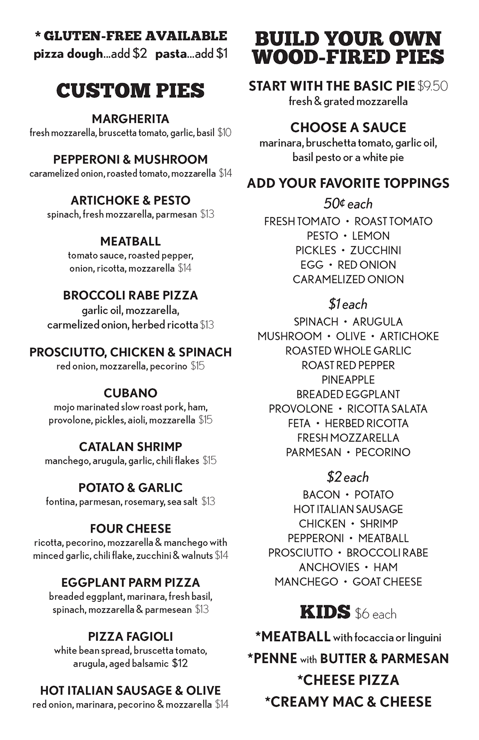 Magpie Woodfired Pizzeria